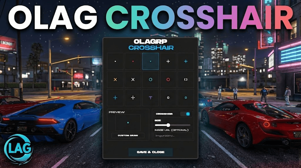 0LAG CROSSHAIR - FiveM Script by 0LAG
