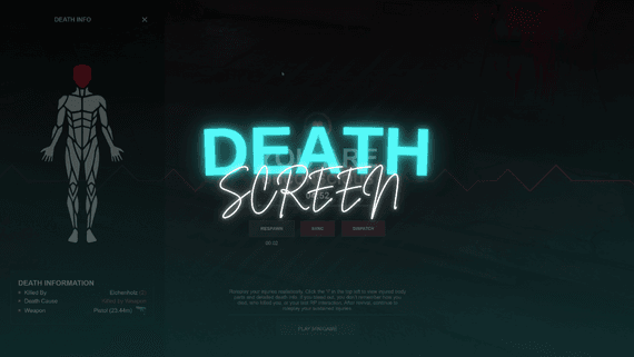 Death Screen Script - Ultimate FiveM Death Experience | Sky-Systems