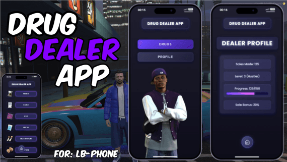 Mic Drug Dealer App - Innovative FiveM LB-Phone Integration