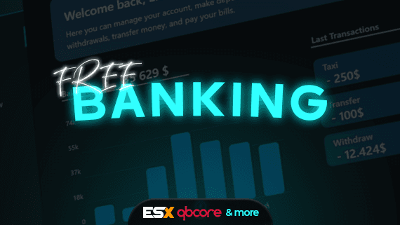 Free Banking Script - Enhance FiveM Economy | Sky-Systems