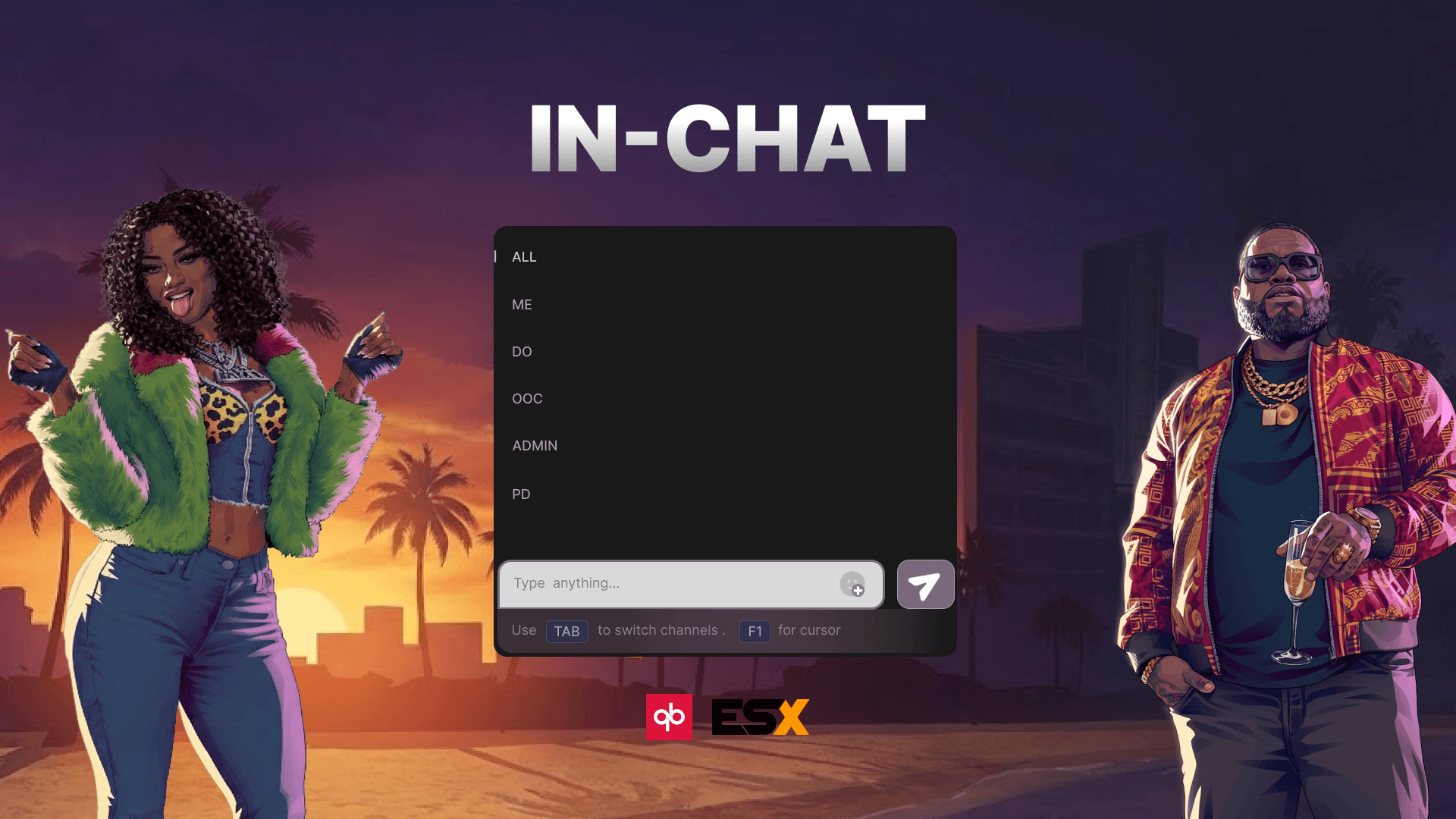 IN-CHAT Script for FiveM | ingain