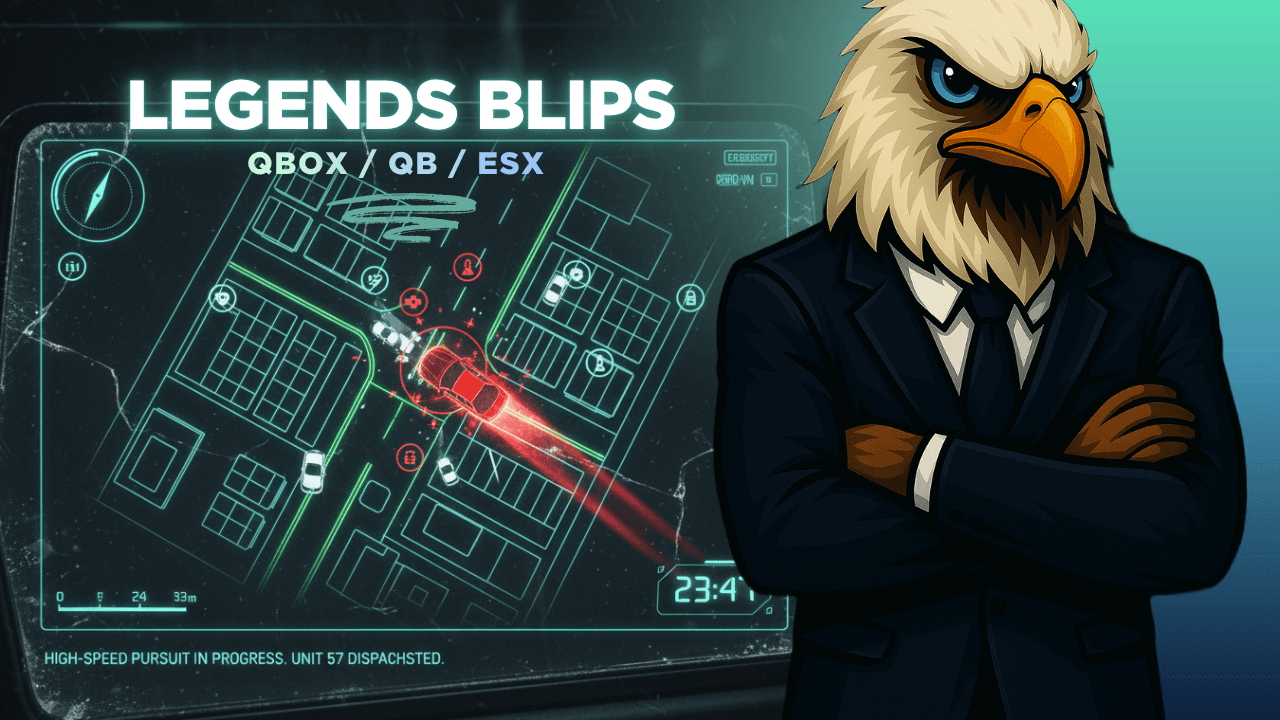 Legends Blips – Custom FiveM Script for Map Blips | LegendsRP