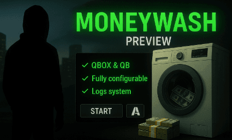 Moneywash - FiveM Moneywash Script | Simple Scripts