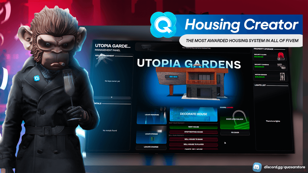 Quasar Housing 4.0 - Premium FiveM Housing Script | Quasar Store