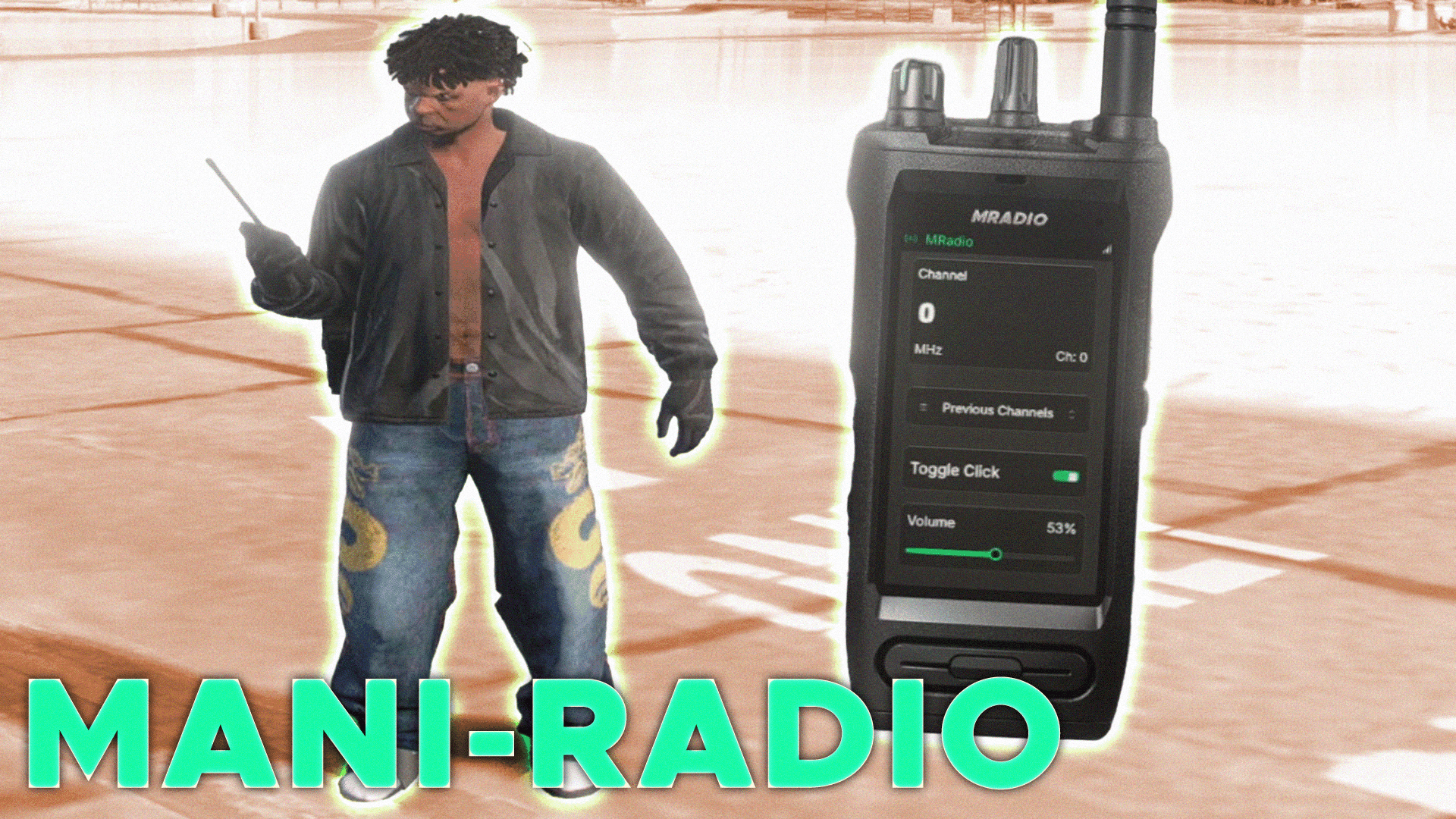 Manimods Radio Interface - Clean PMA-Voice Script for FiveM