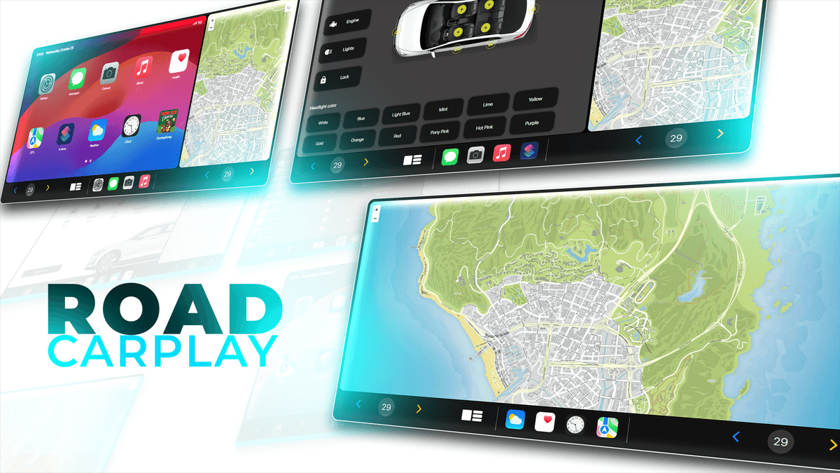 ROADSHOP RoadCarplay - German-Made FiveM Carplay Script