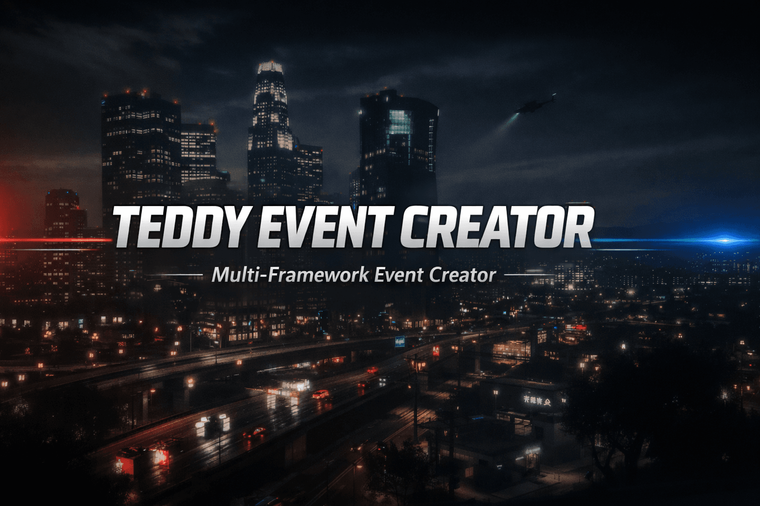 FiveM Script: Standalone Event Creator | TeddyScripts