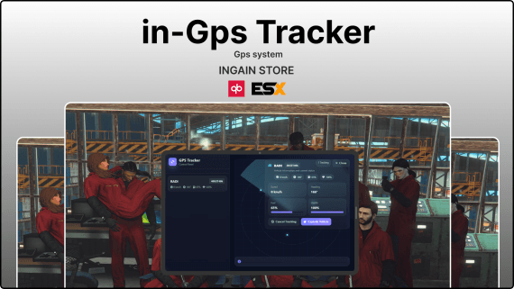 GPS Tracker Script for FiveM - ingain