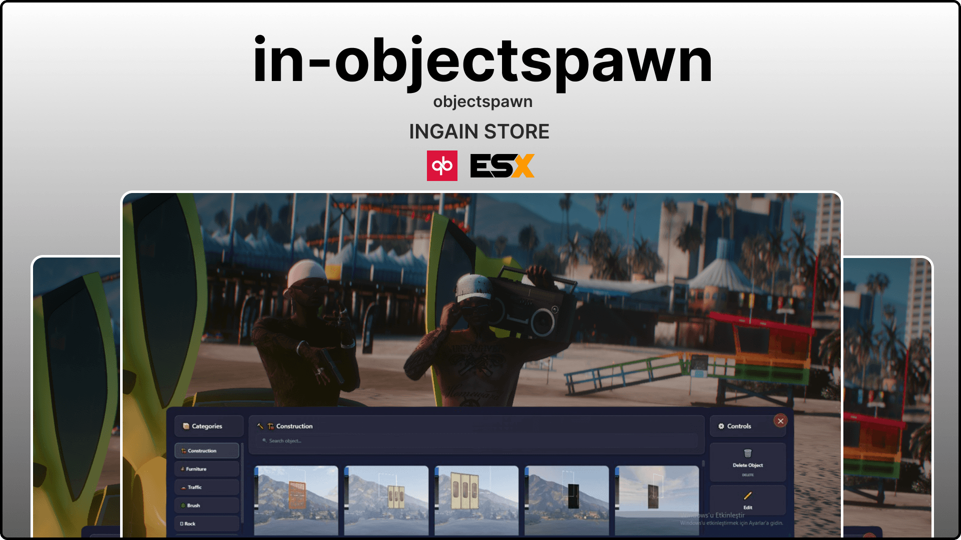 InGain - in-Object Spawn Script for FiveM | Advanced Map Object Management