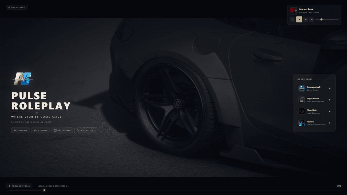 LoadingScreen V2 - FiveM Loading Screen Script | PulseScripts