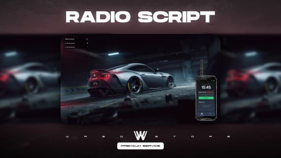 FiveM Radio Script by wasdstore - Enhance Server Communication